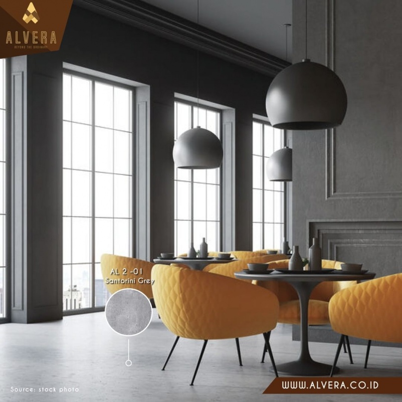 Kelebihan Lantai Vinyl Terpasang di Cafe Tempat Usaha Anda - Alvera