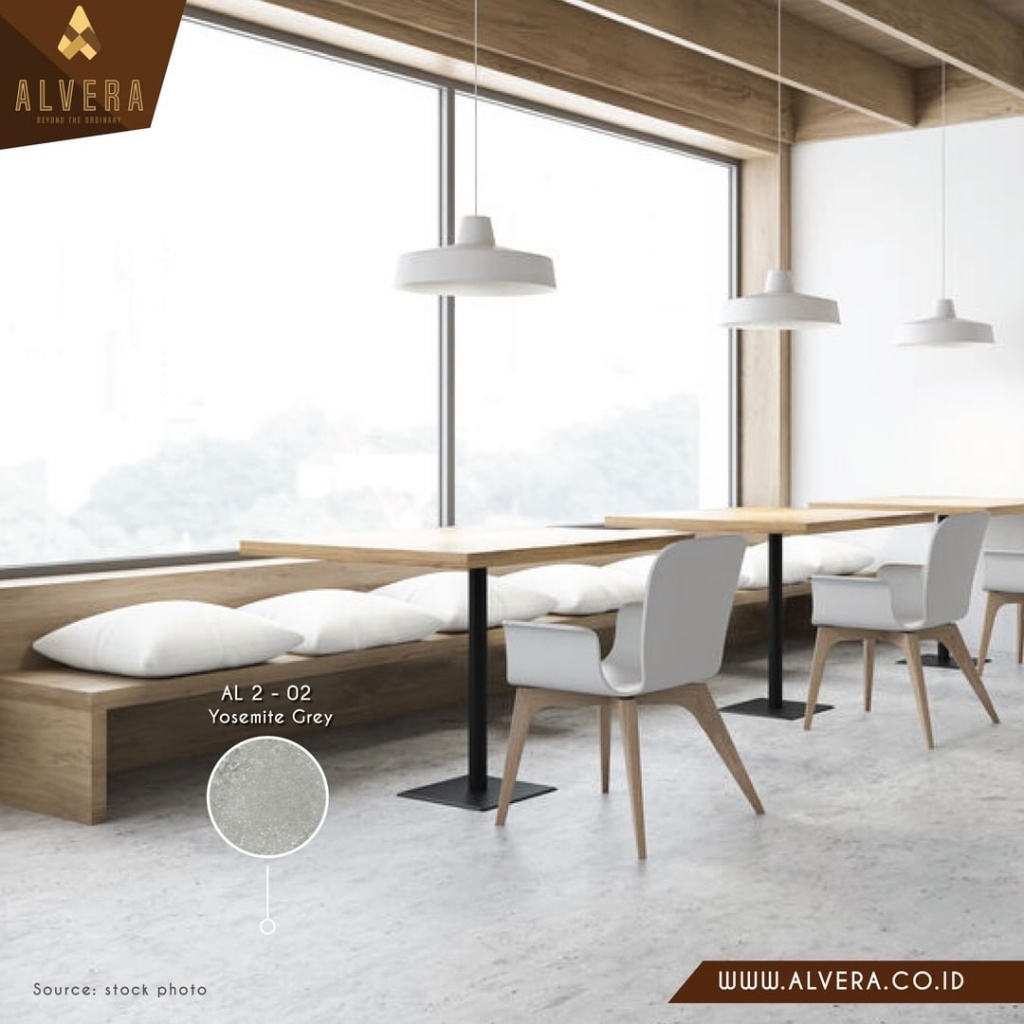 Kelebihan Lantai Vinyl Terpasang di Cafe Tempat Usaha Anda - Alvera